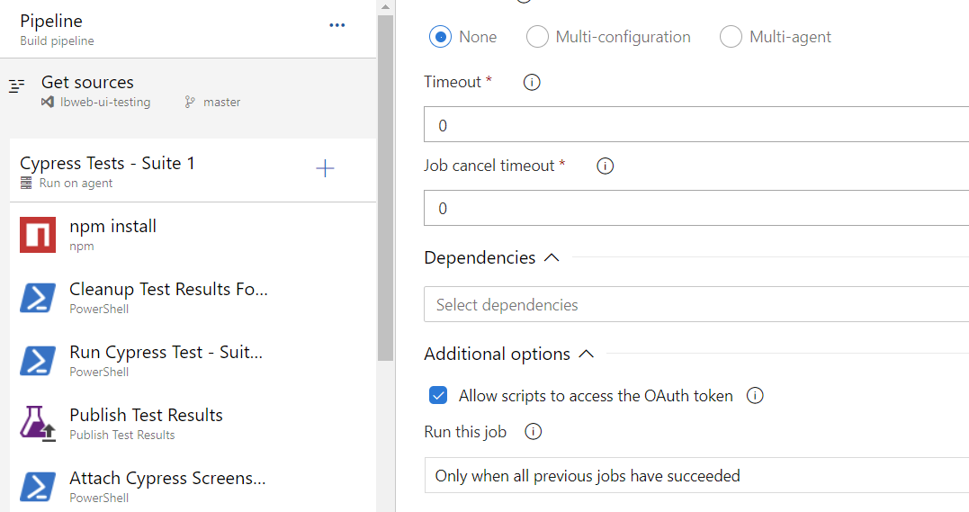 Cypress Screenshots Are Missing In Azure Pipelines Codestyle
